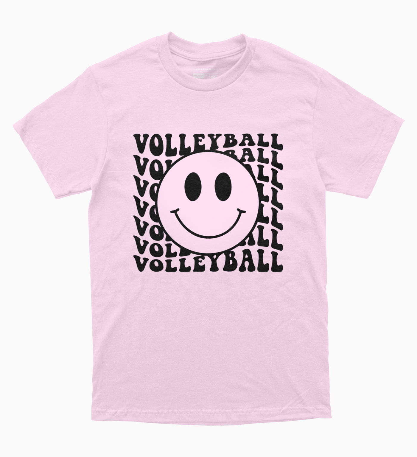 Volleyball Punk Smiley Face Tee | Volleyball T-Shirt | Volleyballa