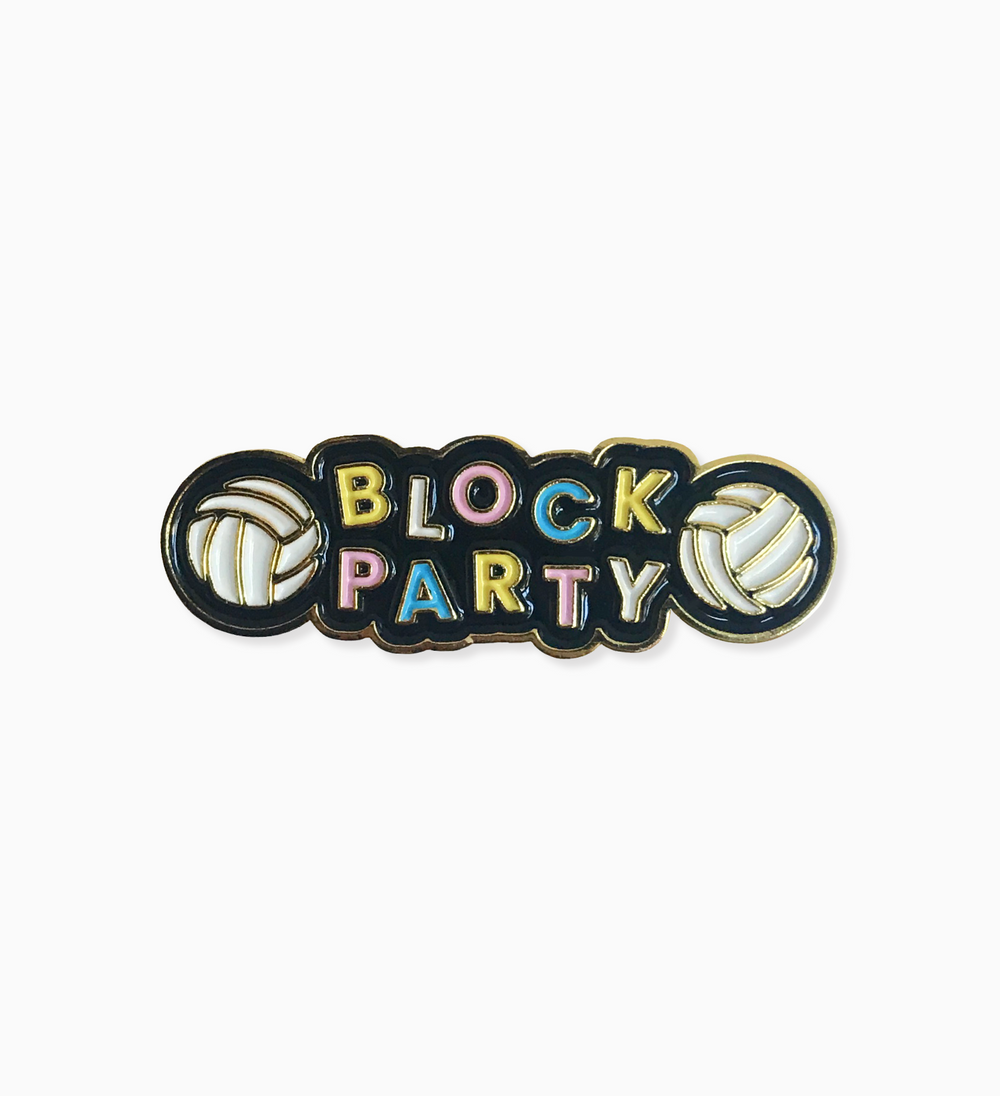 Block Party - Volleyball Enamel Pin | Volleyballa